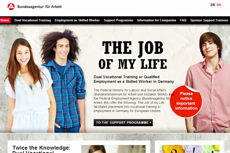 The Job of My Life: Formação vocacional na Alemanha durante 3 anos